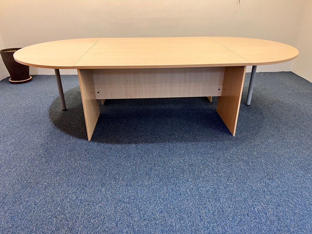 12 Ft Meeting Table, Furniture & Home Living, Furniture, Tables & Sets ...