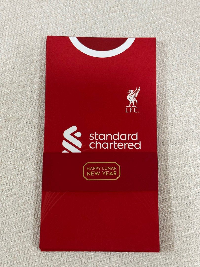 2024 LFC Liverpool Ang Bao / Red packet( Standard Chartered), Hobbies ...
