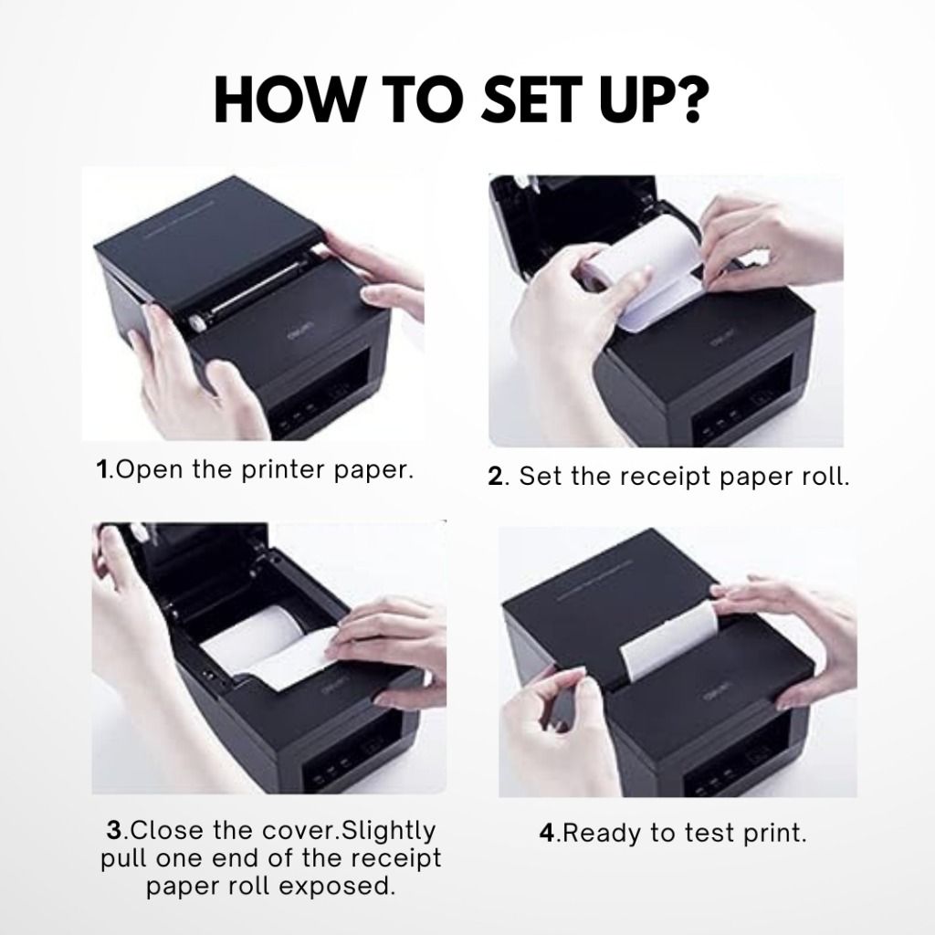 30rolls Thermal Paper Roll, Receipt Roll, Credit Card Machine NETS ...