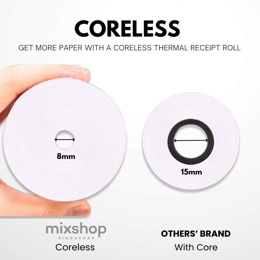 30rolls Thermal Paper Roll, Receipt Roll, Credit Card Machine NETS ...