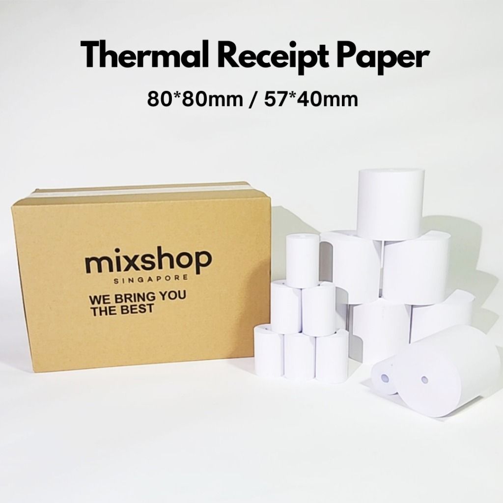 30rolls Thermal Paper Roll, Receipt Roll, Credit Card Machine NETS ...