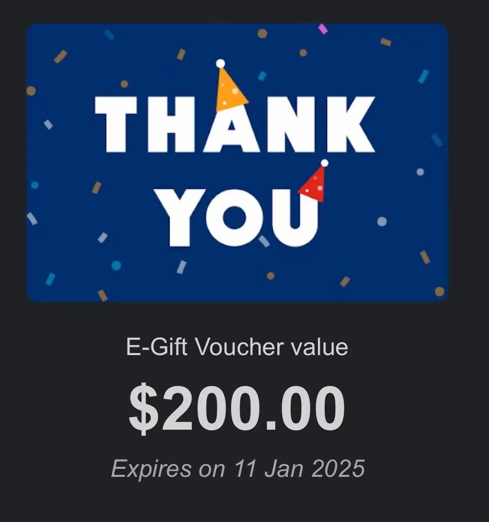 【5% OFF】S$200 ntuc/FairPrice e-gift voucher valid for 1 year, Computers ...