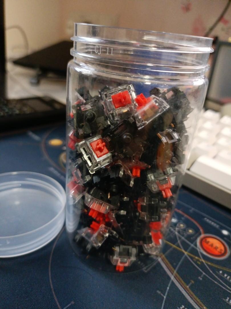 Keychron Red Switches x68 Linear Switch, Computers & Tech, Parts ...