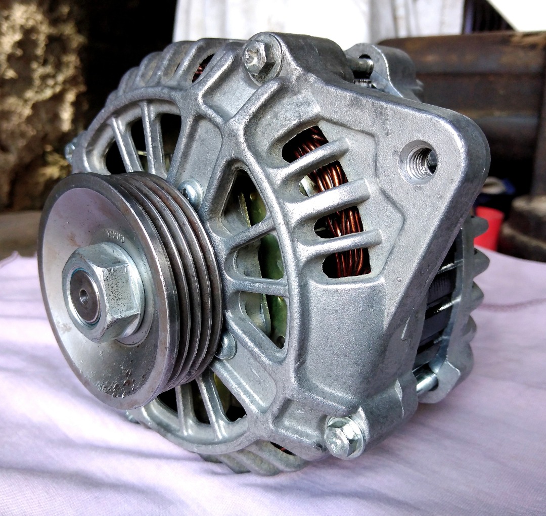 90Amps 2-Pins Alternator for Lancer 92-96, Car Parts & Accessories ...