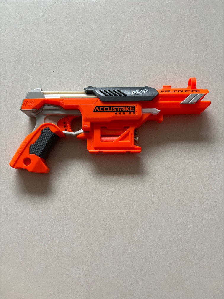 !! NERF FALCONFIRE ACCUSTRIKE SERIES!! FREE DARTS!!, Hobbies & Toys ...