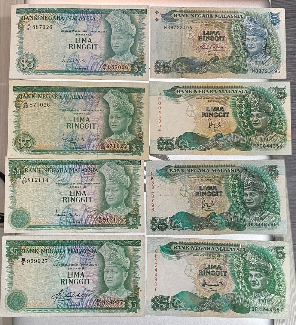 A21 - Malaysia RM5 (1st to 7th Series) Normal Condition, Hobbies & Toys ...