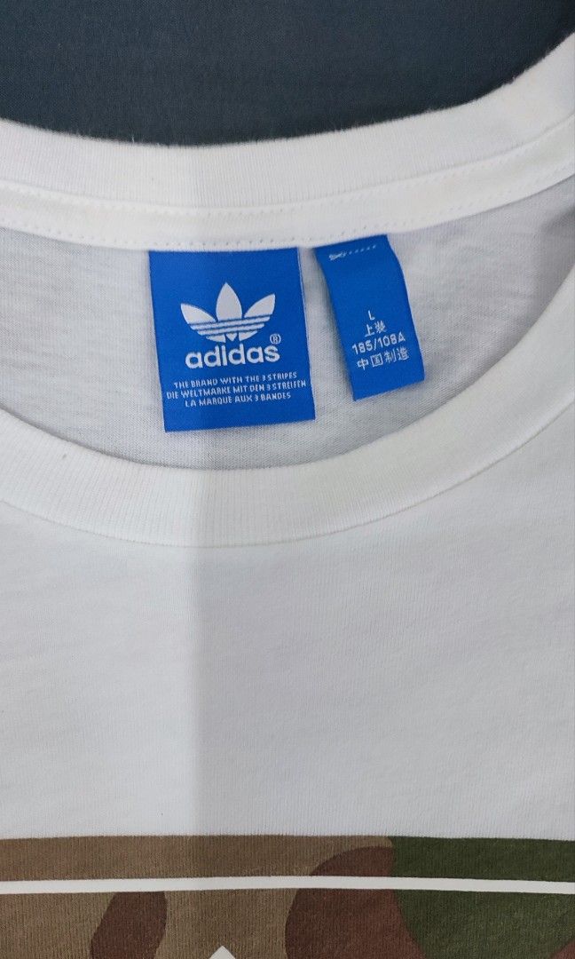 ADIDAS BOX LOGO CAMO TEE, Men's Fashion, Tops & Sets, Tshirts & Polo ...