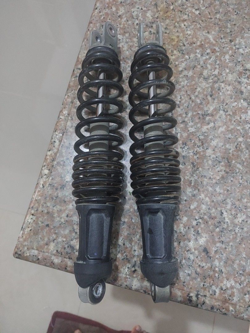 Aerox yamaha v2 rear shocks original stock., Motorbikes, Motorbike ...
