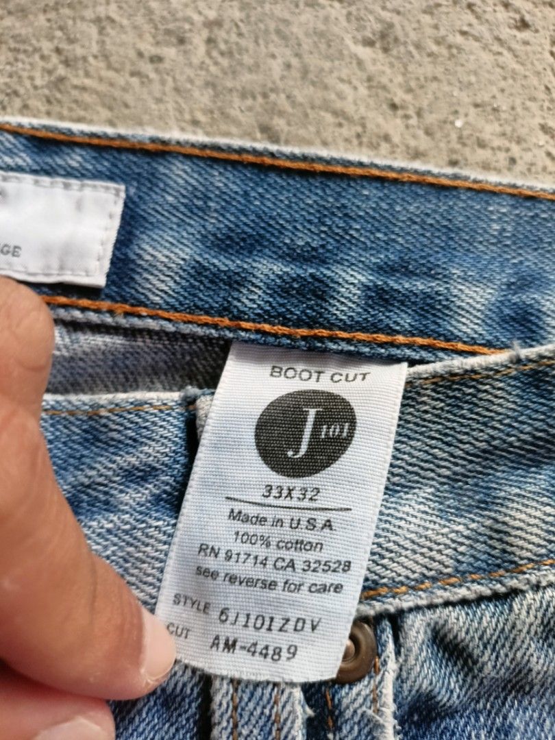 armani exchange boot cut, Men's Fashion, Bottoms, Jeans on Carousell