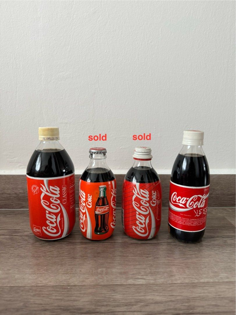 Assorted Vintage Coca Cola Bottles, Hobbies & Toys, Memorabilia & Collectibles, Vintage ...