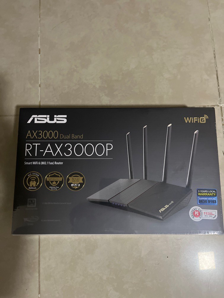 Asus Router RT-AX3000P, Computers & Tech, Parts & Accessories ...