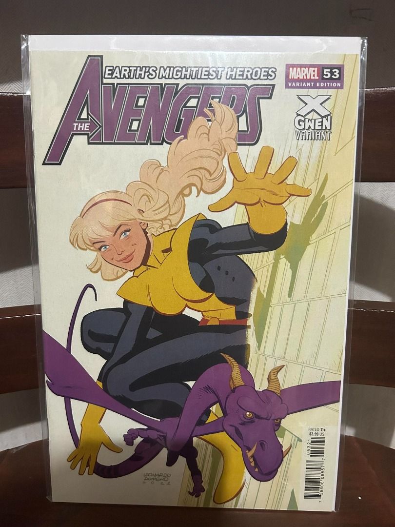 AVENGERS #53 LEO ROMERO X-GWEN variant, Hobbies & Toys, Books ...
