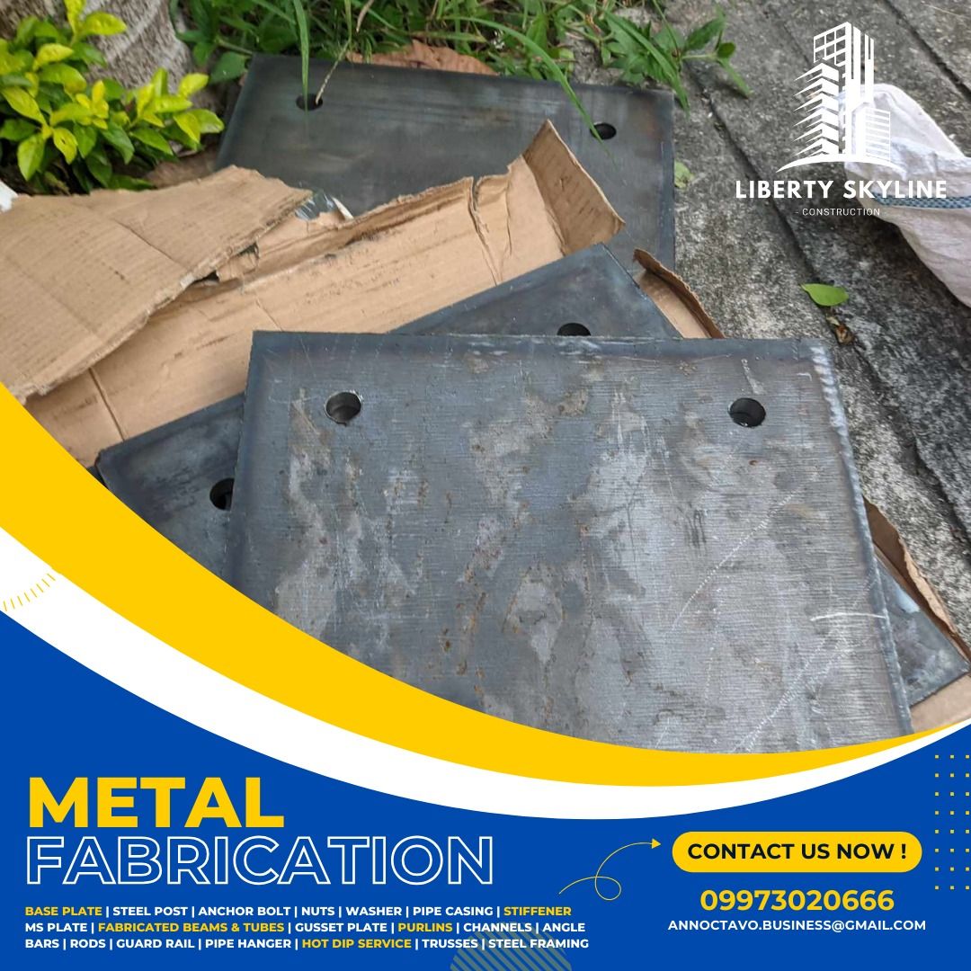 Metal Plate | MS Plates | HDG Base Plates | Base Plates | Cut Size ...
