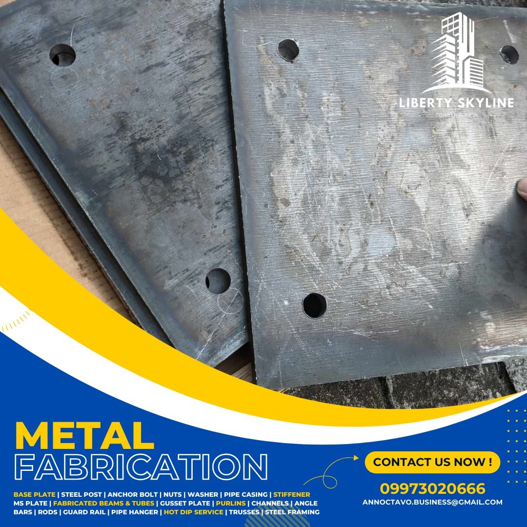 Metal Plate | MS Plates | HDG Base Plates | Mounting Plate | Foundation ...