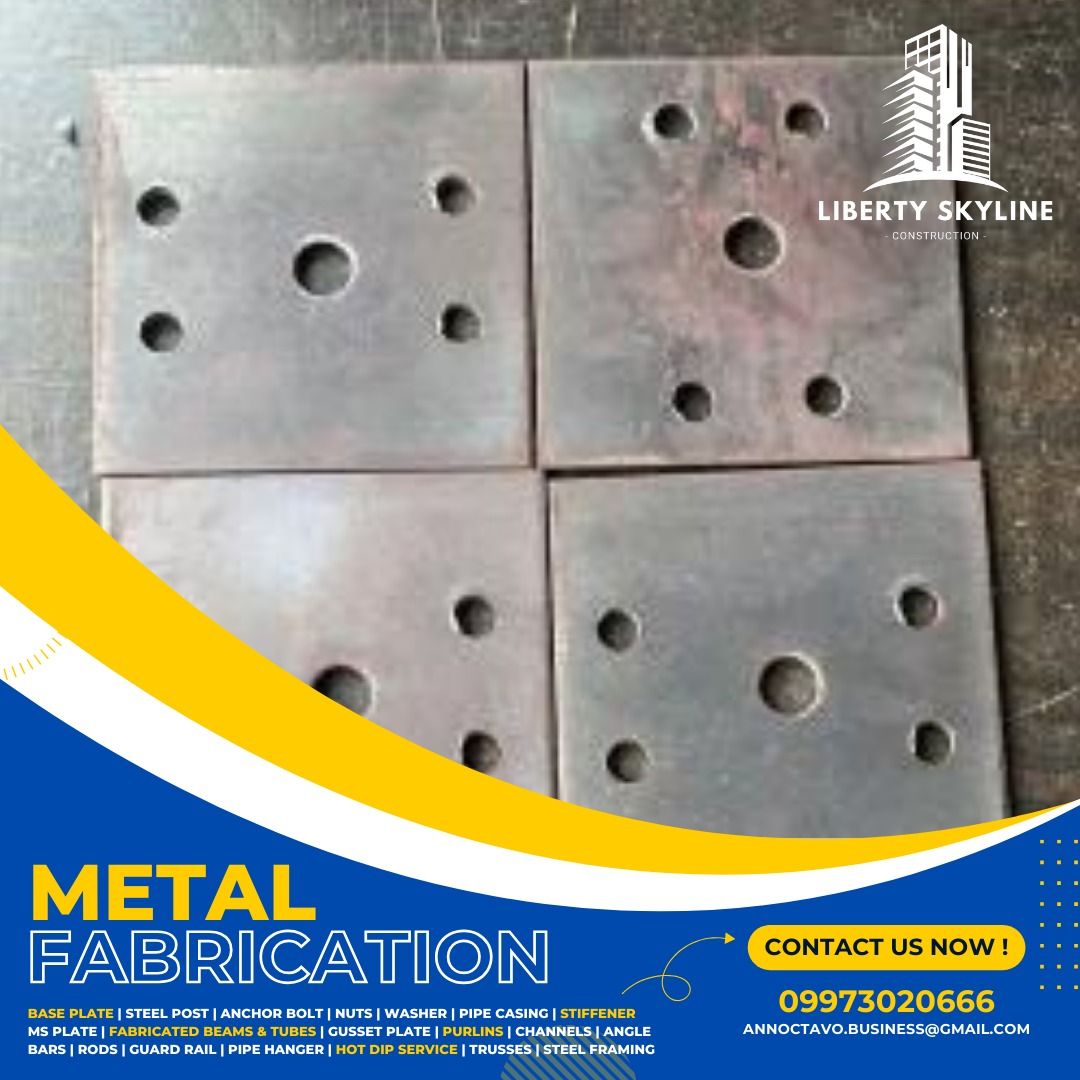 Base Plates | Metal Plate | MS Plates | Cut Size Plates | HDG Base ...