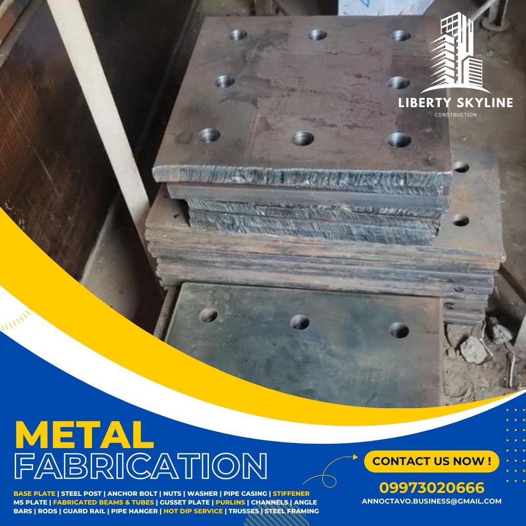 Base Plates | Metal Plate | MS Plates | Cut Size Plates | HDG Base ...