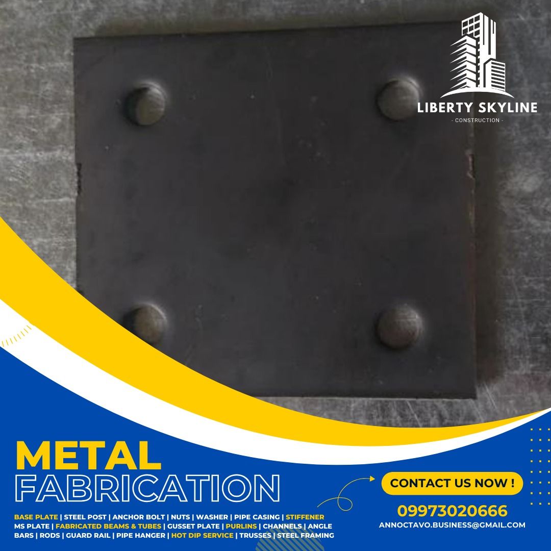 Base Plates | Metal Plate | MS Plates | Cut Size Plates | HDG Base ...