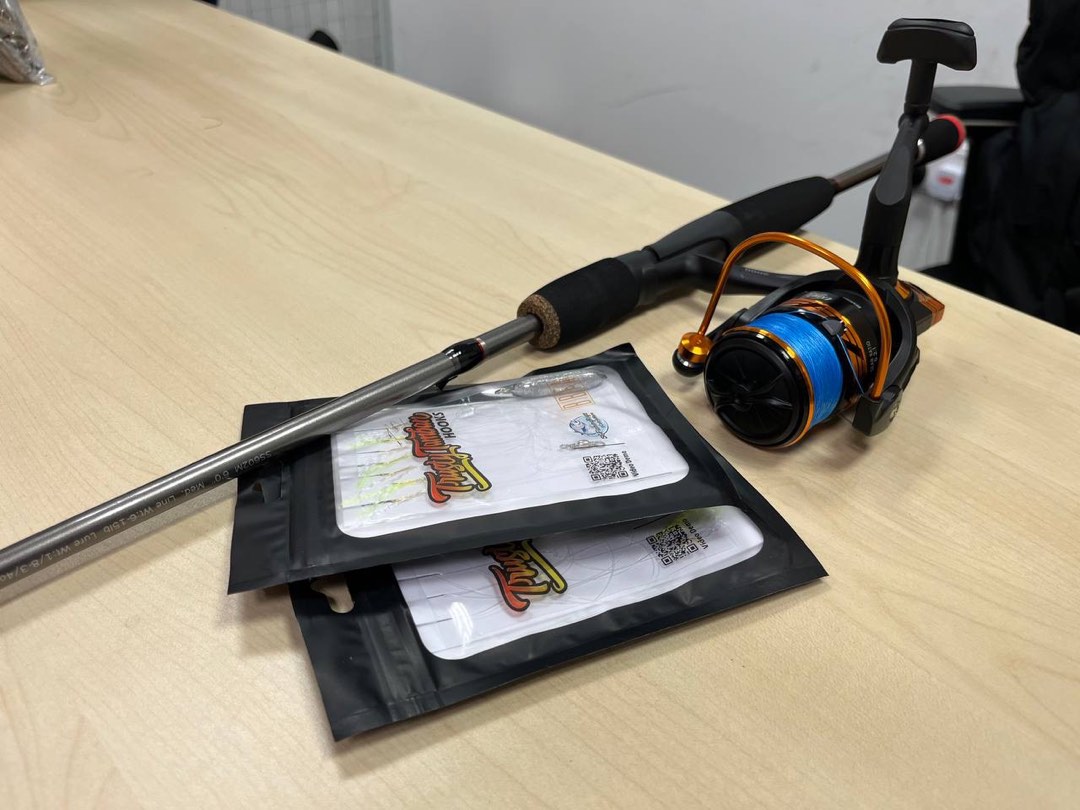 Beginner Tamban Fishing Set for bedok jetty, Sports Equipment, Fishing ...
