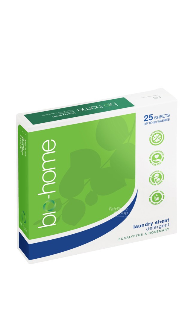 Bio-home laundry sheet detergent Eucalyptus and rosemary, Furniture ...