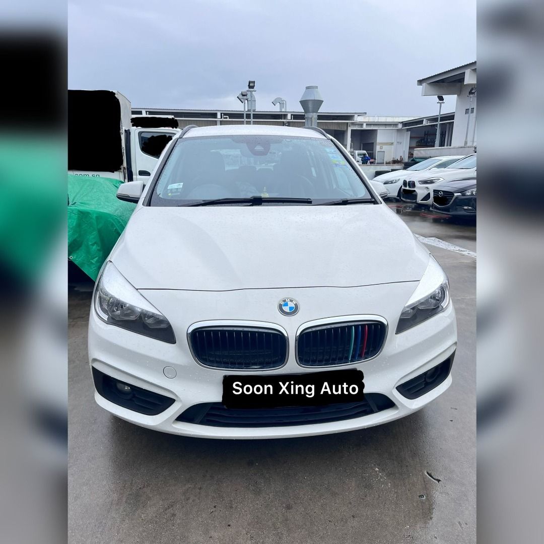 BMW 218I SE GRAND TOURING Absorber +brake pad + Servicing, Car ...
