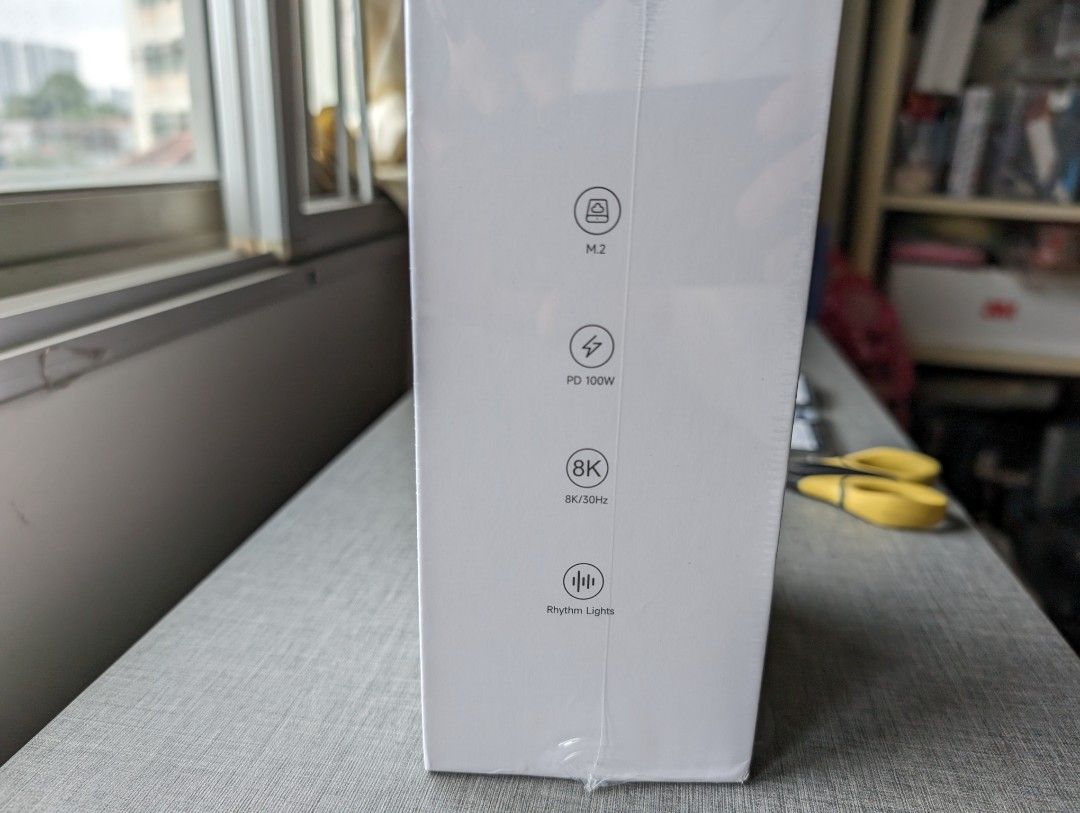 BNIB Hagibis USB C Docking Station Dual Monitor LED Strip Light USB-C ...