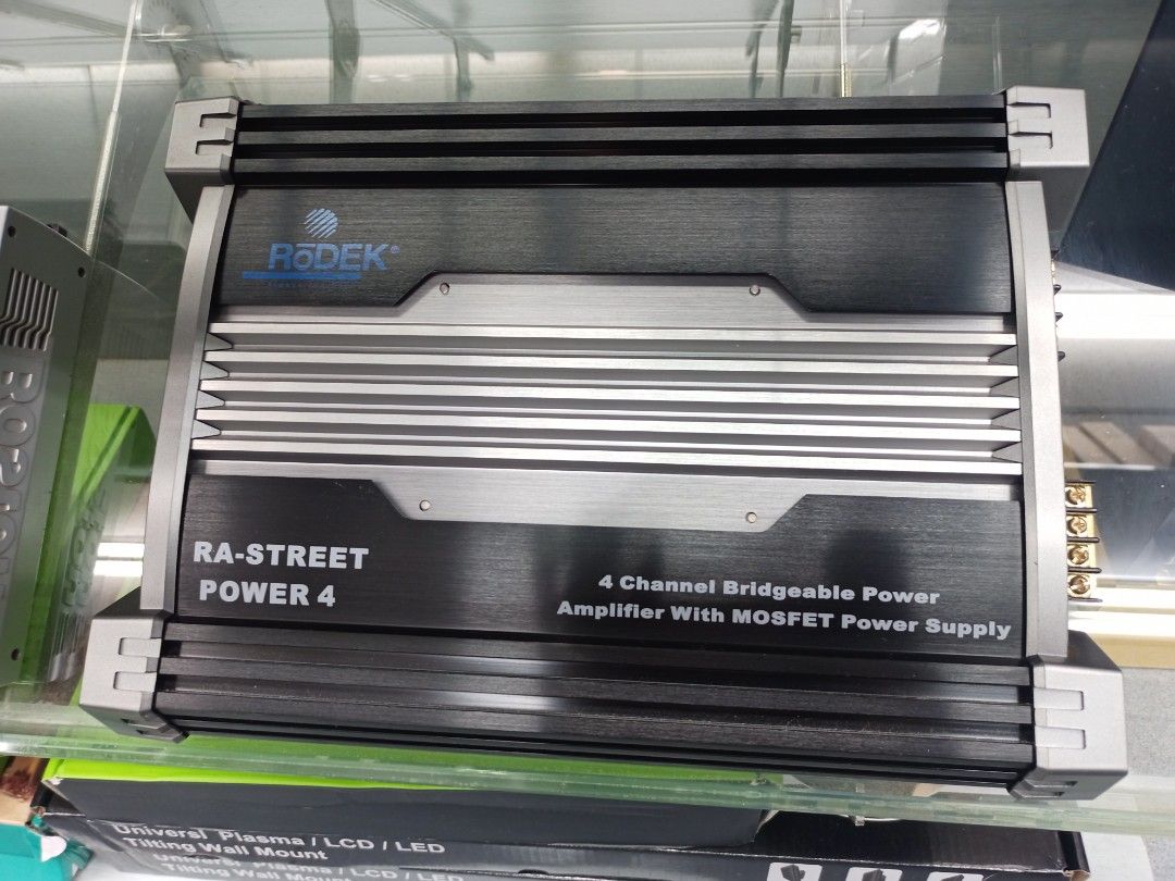 Brand New Power Rodek 4 Channel Amplifier, Car Accessories, Accessories ...
