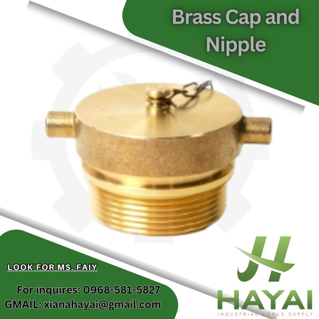 Brass Cap and Nipple, Commercial & Industrial, Construction Tools ...