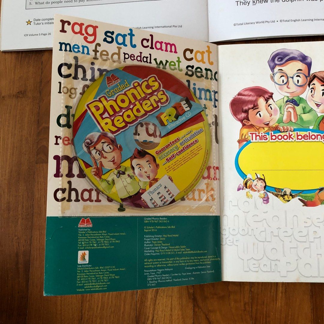 Bundle of I Can Read English literacy books teaching resource phonics ...