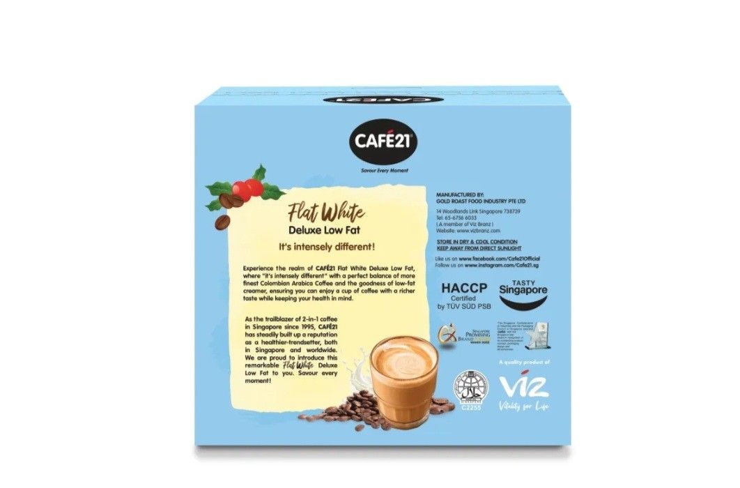 Cafe21 Flat White Instant Coffee Mix, Food & Drinks, Beverages on Carousell