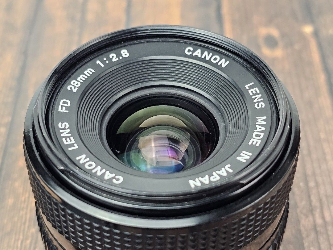 Canon 28mm f2.8 (Canon FD Mount), Photography, Lens & Kits on Carousell