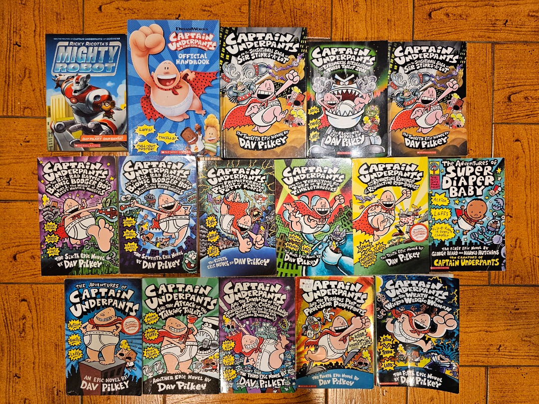 Captain underpants / Tom Gates / Beast Quest / Sea Quest / Minecraft ...
