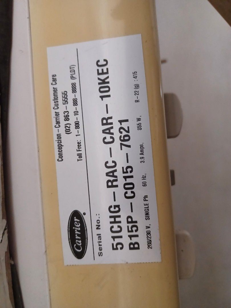 Carrier Optima Air Conditioner 1HP, TV & Home Appliances, Air ...