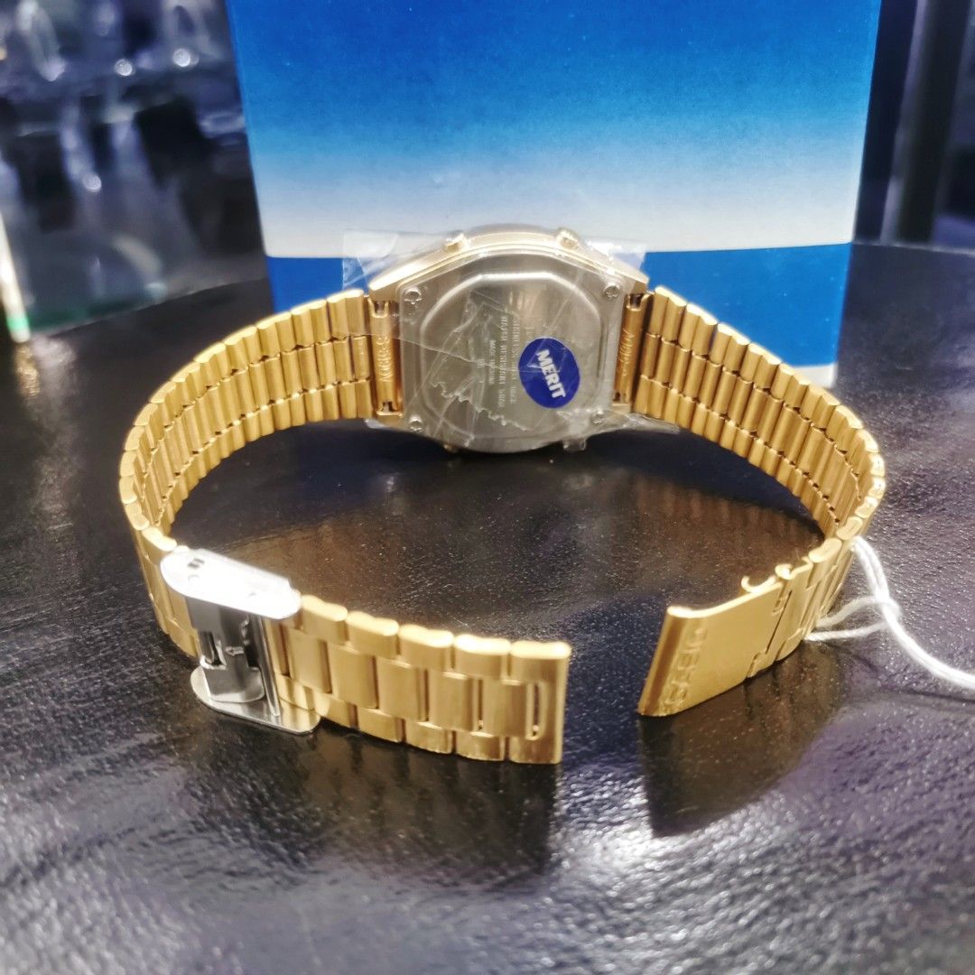 Casio Digital Square Watch Gold, Women's Fashion, Watches & Accessories ...