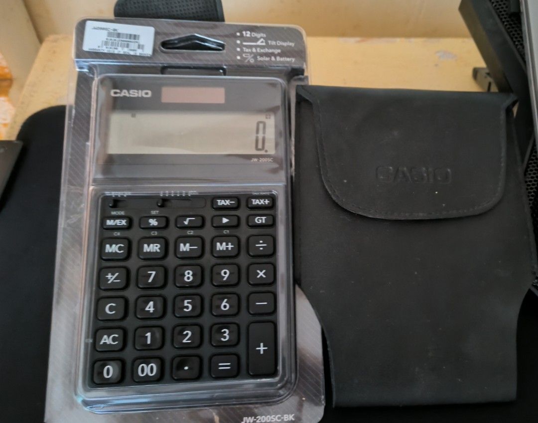 Casio JW-200SC Calculator (w/ free case), Everything Else, Others on ...