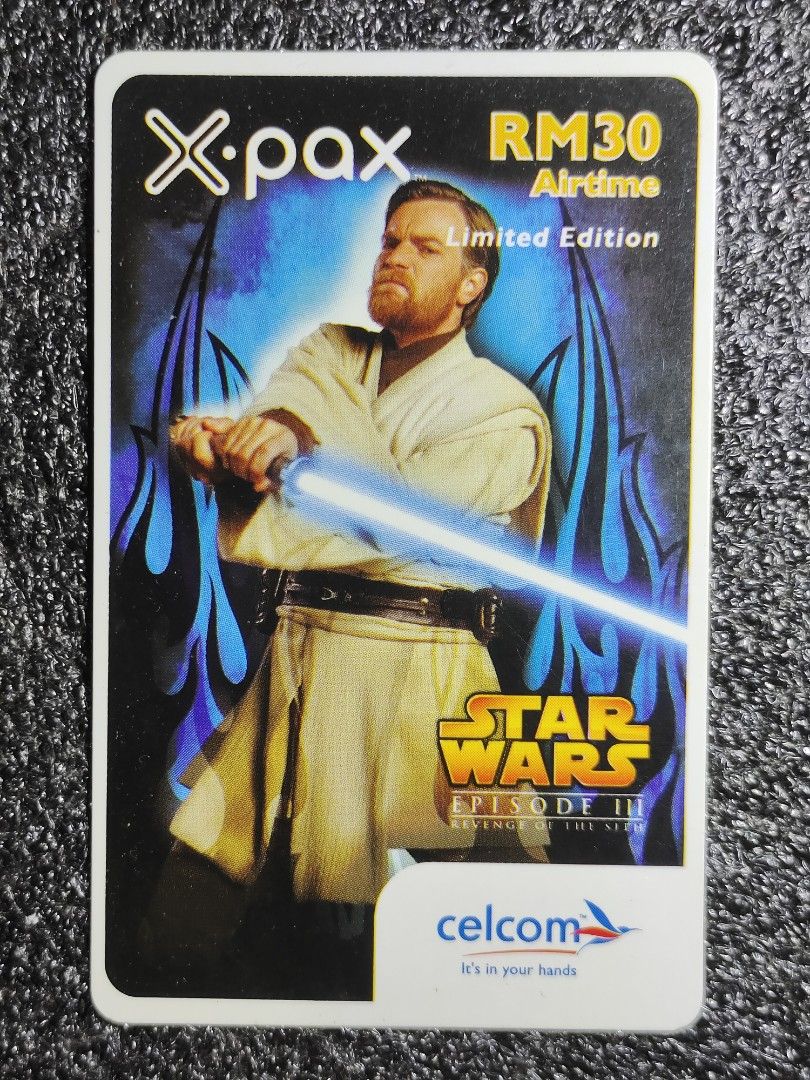 Celcom X.pax RM30 Limited Edition Prepaid Used Reload Card, Hobbies ...