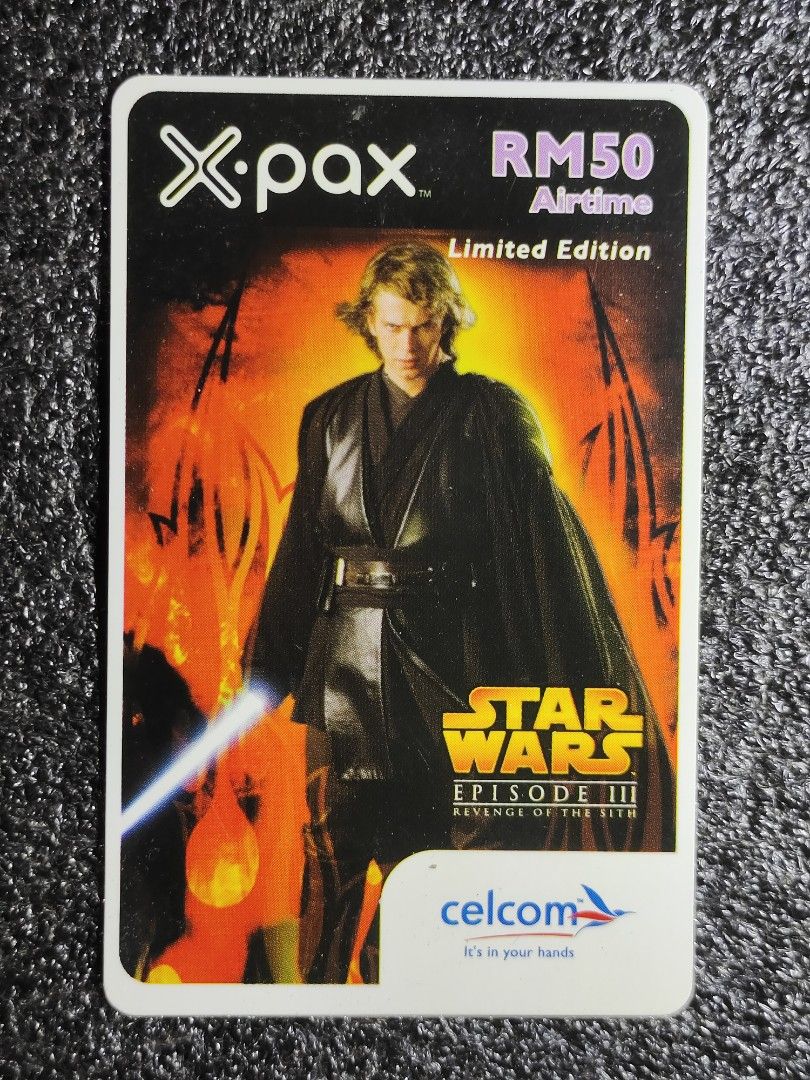 Celcom X.pax RM50 Limited Edition Prepaid Used Reload Card, Hobbies ...
