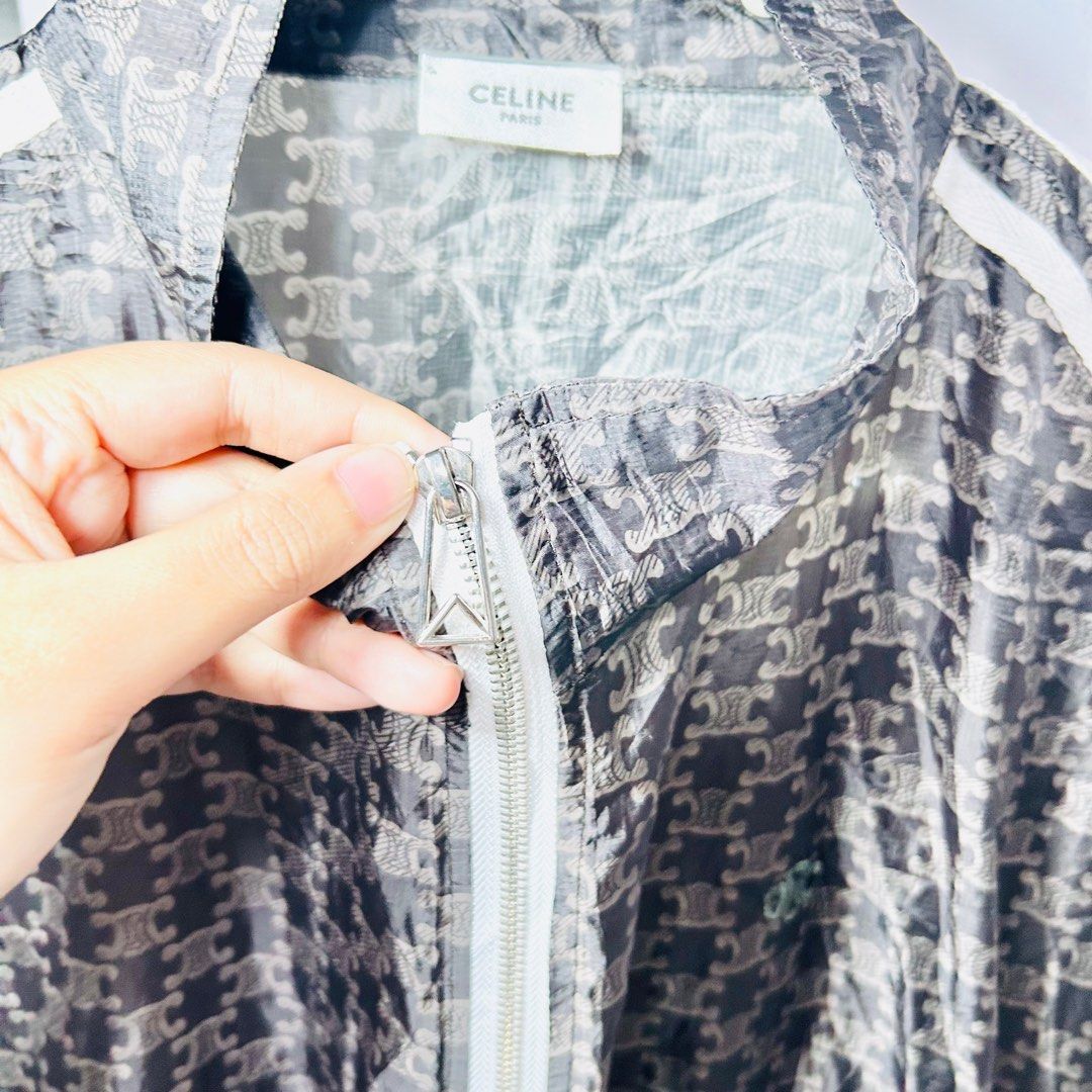 Celine windbreaker mono jacket, Luxury, Apparel on Carousell