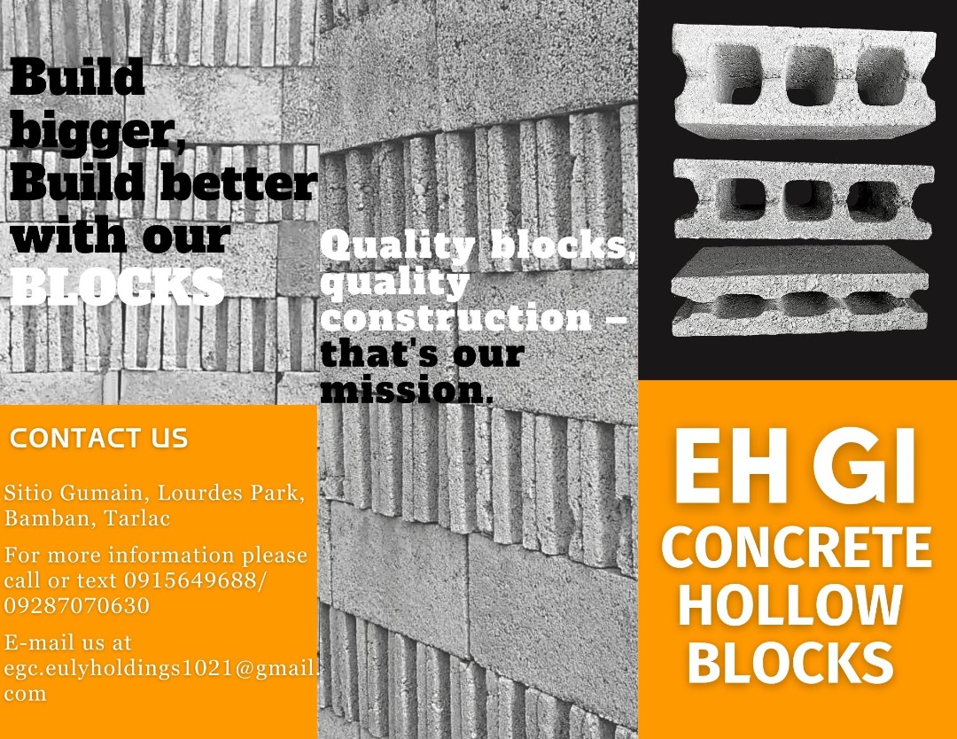 CHB - Hollowblocks 4" 5" and 6", Commercial & Industrial, Construction ...