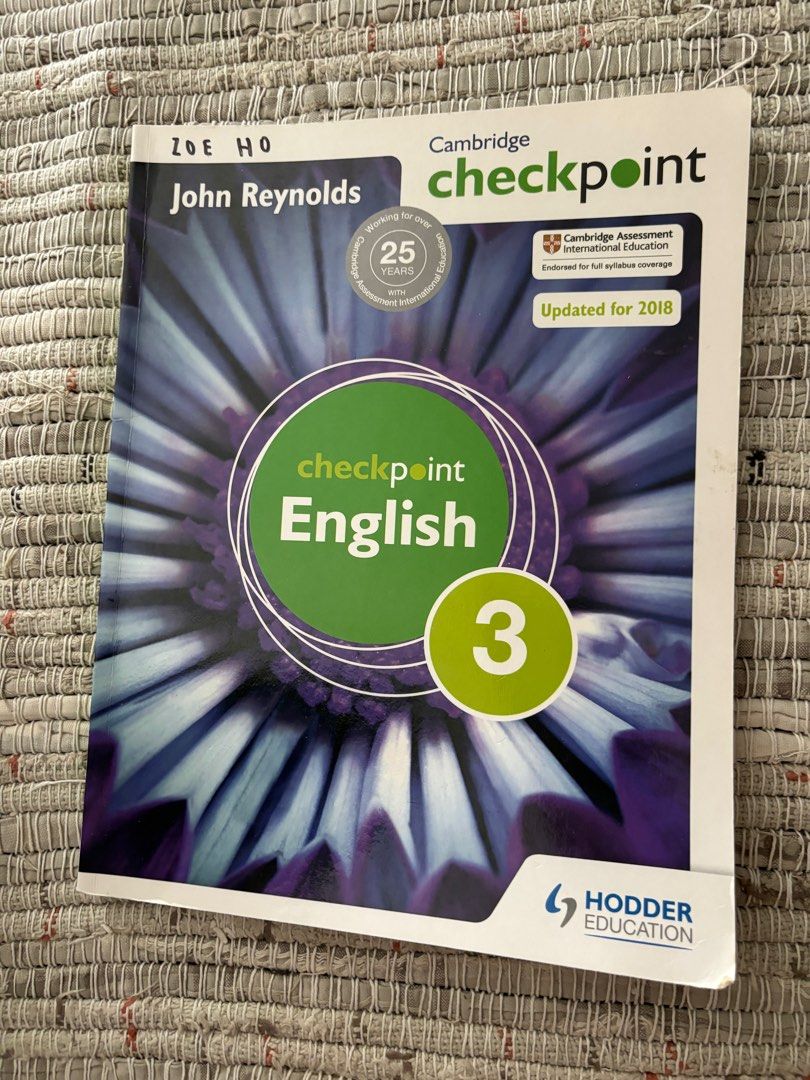 Checkpoint English 3 Textbook, Hobbies & Toys, Books & Magazines ...