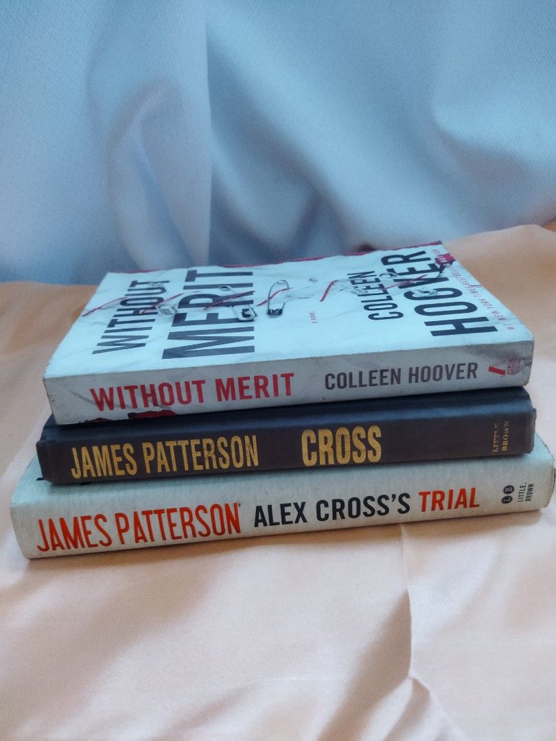 Colleen Hoover Without Merit + James Patterson Cross and Alex Cross's ...