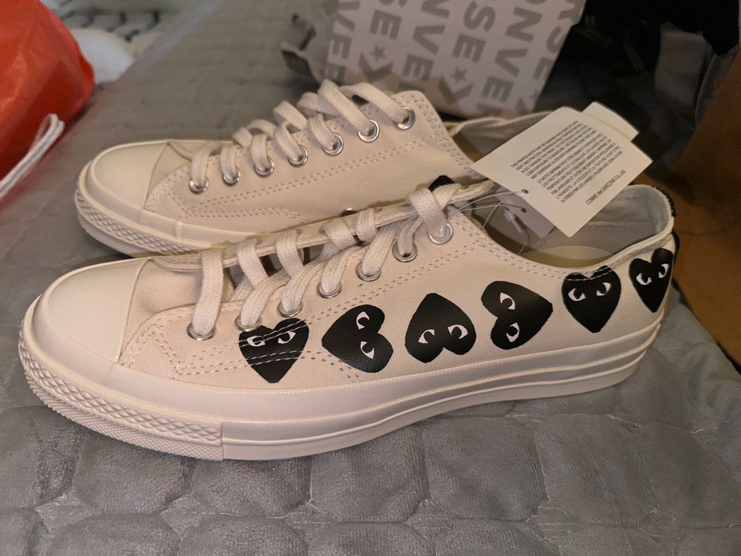 Converse x CDG Multi Heart (, Men's Fashion, Footwear, Sneakers on ...