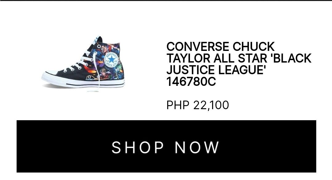 CONVERSE x DC COMICS LIMITED EDITION "JUSTICE LEAGUE", Men's Fashion ...
