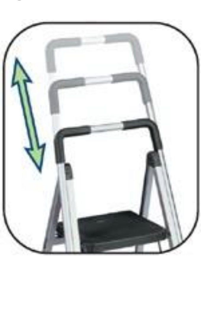 Cosco Magic Fold 3 Step Ladder, Furniture & Home Living, Home ...