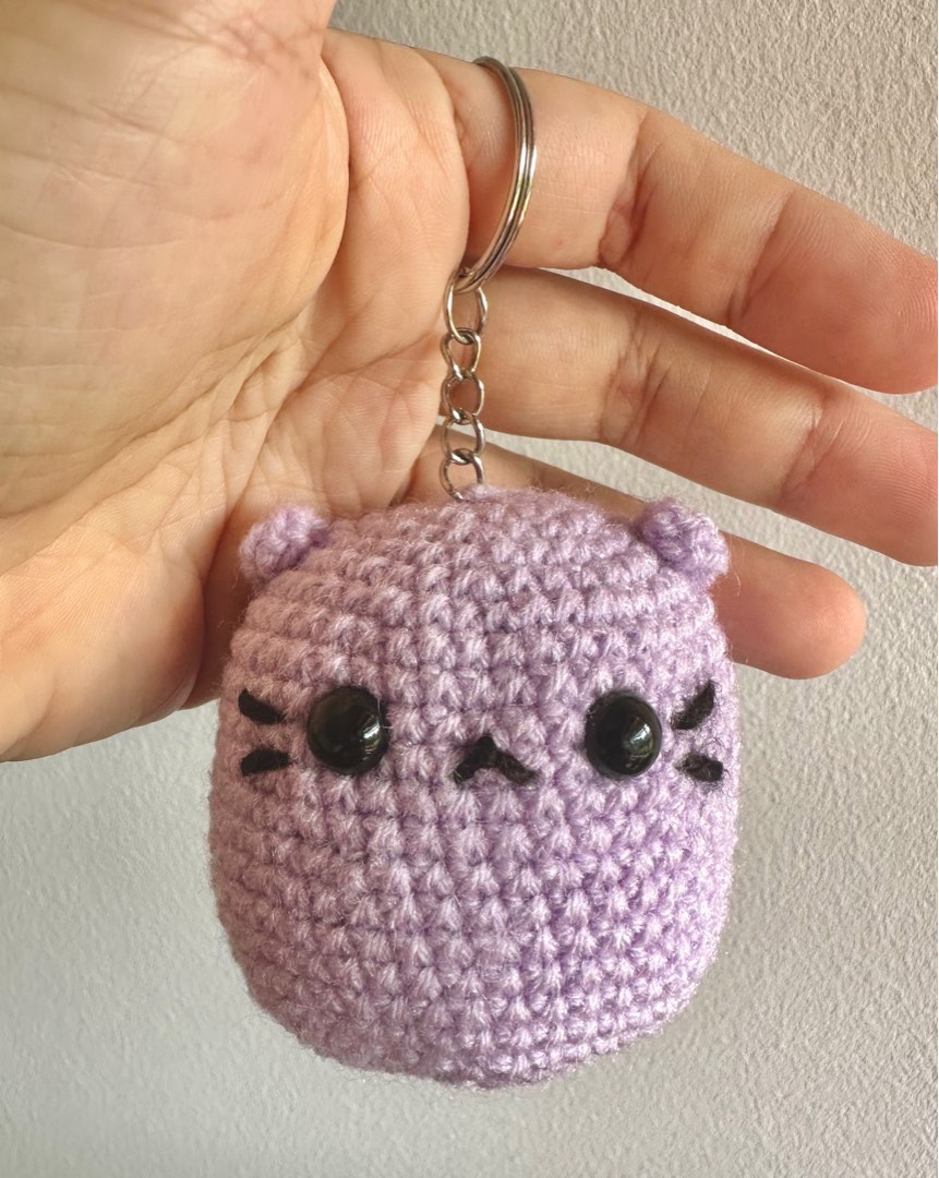 Crochet Squishy Kitten Keychain, Hobbies & Toys, Stationery & Craft ...