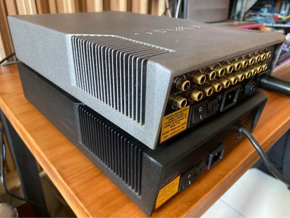 Cyrus PRE "Virtual Servo" XVS Preamplifier GUNMETAL SILVER + PSX-R2 ...