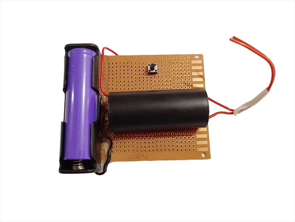 DC 3V-6V to 400kV 400000V 2-5A PCB DIY, BOOST STEP-UP POWER MODULE HIGH ...