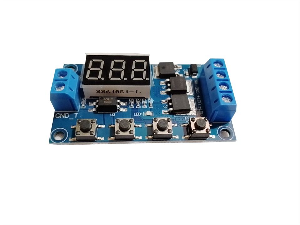 DC 5-36V DIGITAL LED RELAY BOARD DUAL-MOS TRIGGER CYCLE TIMING CIRCUIT ...