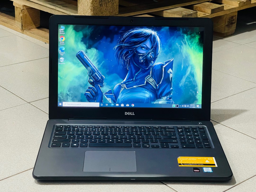 DELL GAMING LAPTOP INTEL CORE i7 7TH GEN 8GB RAM 128GB SSD (4 CPUs) AMD ...