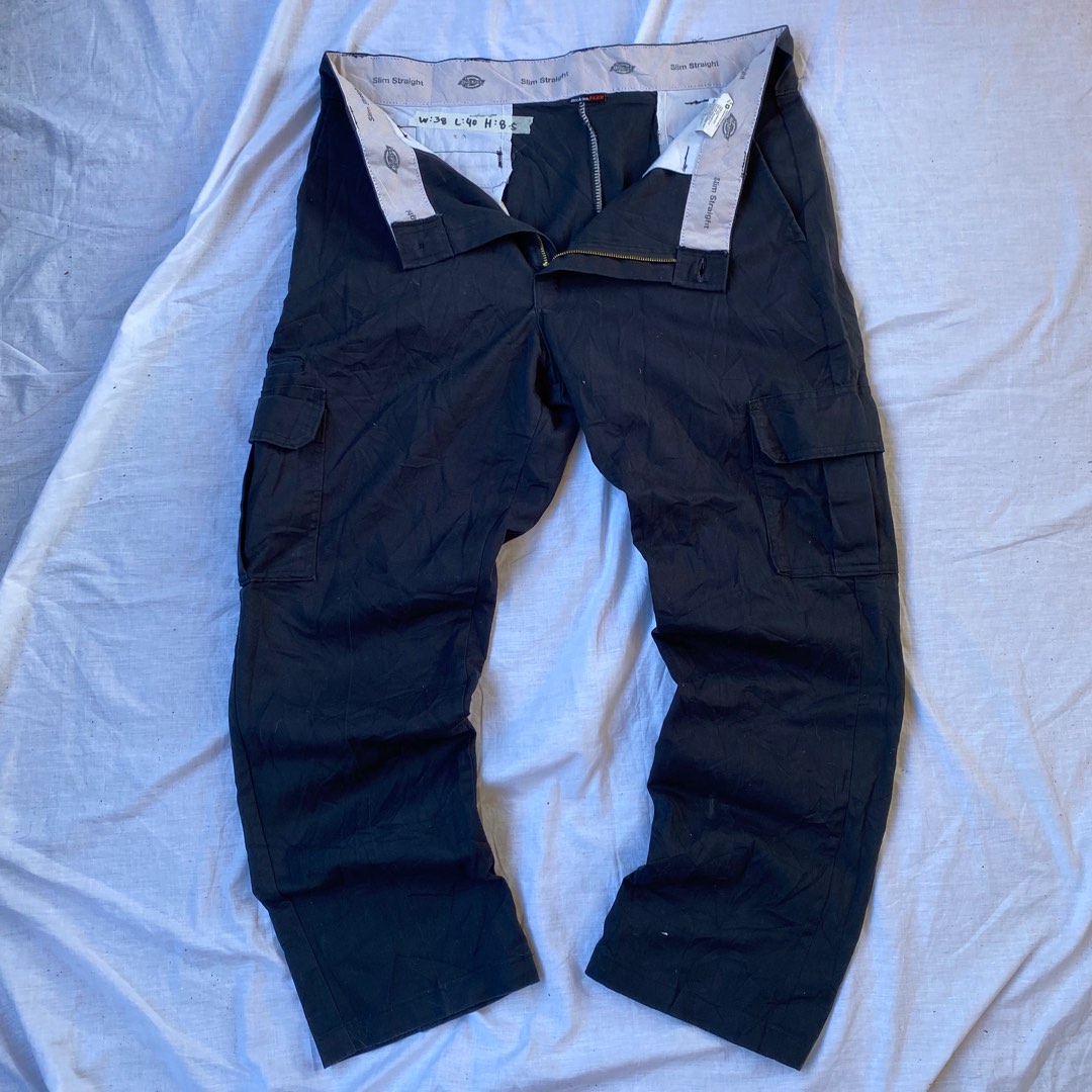 Dickies Slim Straight Cargo Pants, Men's Fashion, Bottoms, Jeans on ...