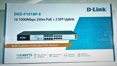 "D-Link Unmanged Switches 18-Port-Gigabit-Unmanaged-DGS-F1018P-E", Computers & Tech, Desktops on ...